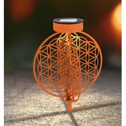 Globo Sun Solarleuchte LED Rostfarben, 1-flammig