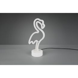 REALITY LEUCHTEN LED-Tischleuchte 'Flamingo' weiß 13,5 x 29,2 x 8,5 cm