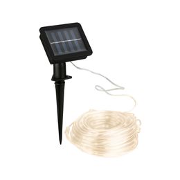 Brilo Solar-LED-Band 100 LED warmweiß