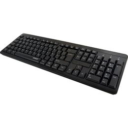 Schwaiger PC-Tastatur schwarz wireless