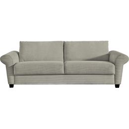 Schlafsofa Bali, B:231cm, grau, 92% Polyester, 8% Polyacryl, Jugendzimmer, Sofas, "ELISA Dauerschl&auml;fer in 140 und 160er Breite", komfortabler