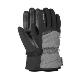 Reusch Damen Skihandschuhe "Lenda R-TEX XT", grau, Gr. 8,5, unifarben, 87% Polyester, 6% Ziegenleder, 6% Polyamid, 1% Elasthan, Handschuhe, mit