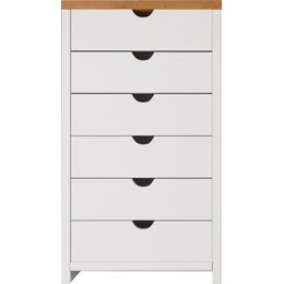 Kommode Inosign, B:39cm H:66cm T:34cm, beige, Schlafzimmer, Sideboards, "Gava", aus massivem Kiefernholz, mit Stauraumm&ouml;glichkeiten, Breite 39 cm