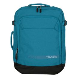 Travelite Damen Freizeitrucksack "KICK OFF Rucksack/Bordgepäck", blau, Polyester, unifarben, Basic, Rucksäcke, Reiserucksack Streetpack Kabinengepäck