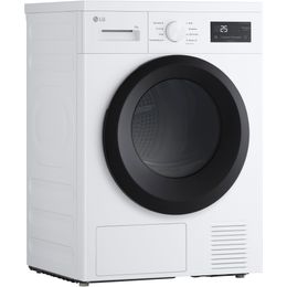 LG W&auml;rmepumpentrockner "RT80B2", B:60cm H:85cm T:60cmwei&szlig;, Trockner, Sicherheitsglast&uuml;r