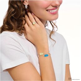 Thomas Sabo Damen Armband "Thomas Sabo x HARIBO Schmuck: Armband mit Goldb&auml;r", 19, Perlen Silber 925 (recycelt), wei&szlig;, Perlen, Silber 925 (recycelt),