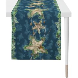 Tischl&auml;ufer Apelt, B:46cm L:140cm, bunt, Baumwolle, Tischdecken, "9531 WINTERWELT, Weihnachtsdeko, Weihnachten", Digitaldruck