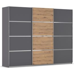 Kleiderschrank Rauch, B:271cm H:210cm T:62cm, grau, Holzwerkstoff, Schlafzimmer, Schr&auml;nke, "Schwebet&uuml;renschrank OTTO ́s Choice Garderobe Schrank TOP