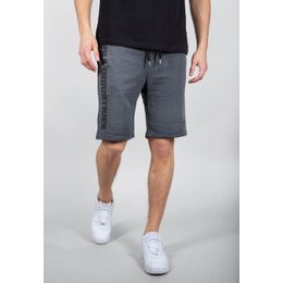 Herren Sweatshorts "Big Letters Short", schwarz, Gr. XXXL, Alpha Industries, Obermaterial: 80% Baumwolle, 20% Polyester, Hosen
