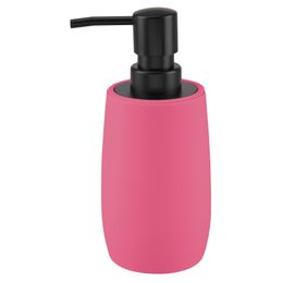 Seifenspender Kleine Wolke, rosa, Acrylnitril-Butadien-Styrol (ABS), Bambus, Dosierspender, "Daily"