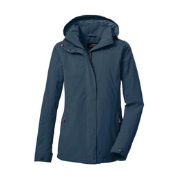 Killtec Damen Outdoorjacke "KOS 92 WMN JCKT", blau, Gr. 36, Oberstoff: 100% Polyester, Futter: 100% Polyester, Jacken, Wasserdichte Damenjacke mit