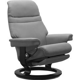 Relaxsessel stressless, B:88cm H:103cm T:78cm, grau, Leder BATICK: BATICK ist ein leicht korrigiertes, durchgef&auml;rbtes und genarbtes M&ouml;belleder, bei