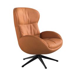 Relaxsessel FLEXLUX, B:70cm H:104cm T:79cm, braun, 100% Echtleder, Wohnzimmer, Sessel, "Haze, hervorragender Komfort, Echtleder oder sanfter Stoff",