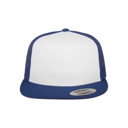 Flexfit Herren Flex Cap "Flexfit Unisex Classic Trucker"royal, wei&szlig;, royal, 47% Baumwolle, 28% Polyamid, 25% Polyester, Caps