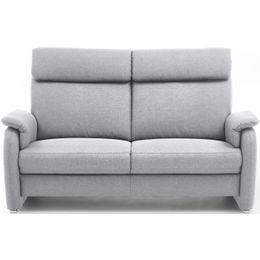 2-Sitzer Home Affaire, B:156cm H:107cm T:97cm, grau, Sofas, "Turin auch mit Easy care-Bezug: leicht mit Wasser zu reinigen", mit hochwertigem