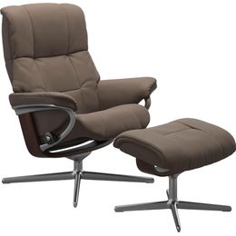 stressless "Mayfair" mit Cross Base, Gr&ouml;&szlig;e S, M & L, Holzakzent Braun