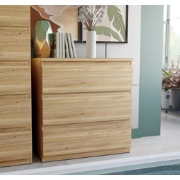 Kommode FORTE, B:77,2cm H:79,8cm T:42,2cmmauvella oak, Schlafzimmer, Sideboards, "EDMORE", Kommode, Breite ca. 78 cm