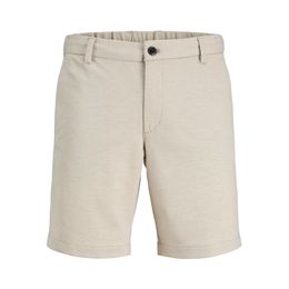 Jack & Jones JACK & JONES Herren Chinoshorts "JPSTJAIDEN KNOX JOGGER SHORTS C STYDSS25", beige, Gr. M, unifarben, Web, Obermaterial: 52% Polyester, 21% Nylon, 17%