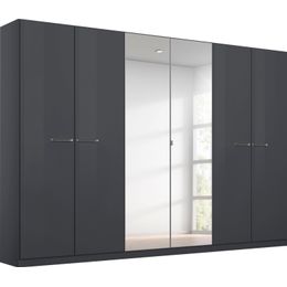 Dreht&uuml;renschrank Rauch, B:271cm H:229cm T:54cm, grau, Holzwerkstoff, Schr&auml;nke, "Kleiderschrank Schrank Garderobe TOPSELLER OTELI inkl.