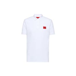 Hugo Herren Poloshirt "Poloshirt DERESO222", weiß, Gr. M, Obermaterial: 100% Baumwolle CO., Shirts