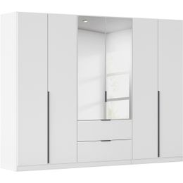 Drehtürenschrank Rauch, B:271cm H:210cm T:54cm, weiß, Holzwerkstoff, Schränke, "Kleiderschrank Schrank Garderobe AGORDO mit Dekor- oder