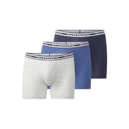 Baldessarini Herren Boxershorts "Boxershort 3er Pack", Gr. M, blau, Obermaterial: 95% Baumwolle CO. 5% Elasthan EL., Unterhosen