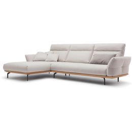 Ecksofa, B:318cm H:103cm T:183cm, grau, CREATION BY ROLF BENZ, Chenille COCO (72% Polyester 15% Baumwolle 13% Polyacryl), Wohnzimmer, Sofas,