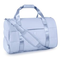 Heys Reisetasche "The Puffer Duffle Bag", blau, Polyester, Taschen, Weekender Duffle Bag Schuhfach Aufstecksystem