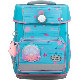 School-Mood Kinder Schulranzen "Champion Pro"lilly (mermaid) mit moodie charly clever, Polyester, Rucks&auml;cke, mit LED-Patchy
