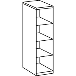 Kleiderschrank wimex, B:45cm H:236cm T:58cm, braun, Schlafzimmer, Schr&auml;nke, "New York", in vielen Breiten, 208 oder 236cm hoch