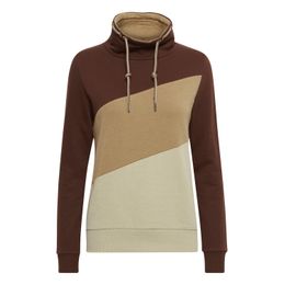oxmo Damen Kapuzenpullover "Hoodie OXAgda", braun, Gr. S, Obermaterial: 70% Baumwolle CO. 30% Polyester PES., Sweatshirts