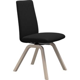 Polsterstuhl stressless, B:49cm H:92cm T:59cm, schwarz, Microfaser DINAMICA (88% Polyester, 12% Polyurethan), Esszimmer, St&uuml;hle, "Laurel", Low Back,