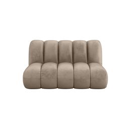 2-Sitzer, B:155cm H:84cm T:108cm, grau, LeGer Home by Lena Gercke, 100% Polyester, Sofas, "Priya Designersofa, moderne Steppung, auch in Boucl&eacute;",