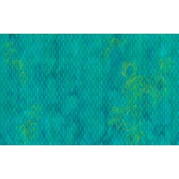Komar Vliestapete "Wild Flamingo", B/L: 4mm x 2,5mm, blau, Tapeten, (Breite x H&ouml;he), Vliestapete, 100 cm Bahnbreite