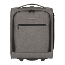 Travelite Weichgepäck-Trolley "CABIN Bordtrolley Underseat, 43 cm", grau, Polyester, unifarben, Basic, Koffer, Handgepäck-Koffer Reisekoffer mit