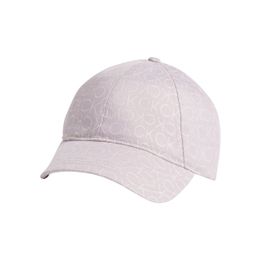 Calvin Klein Damen Baseball Cap "MONOGRAM JACQUARD CAP", grau, unifarben, Web, Kunstfaser, Caps, Allovermuster, Klemmverschluss