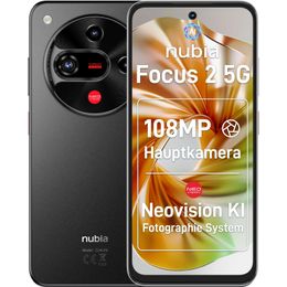 NUBIA Smartphone "nubia Focus 2 5G", 256 GB, schwarz, Mobiltelefone