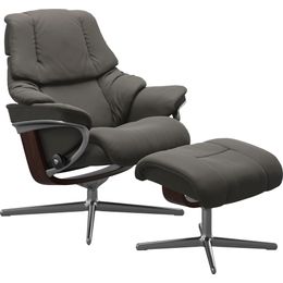 Relaxsessel stressless, B:92cm H:100cm T:80cm, grau, Leder PALOMA: PALOMA ist ein durchgef&auml;rbtes Semianilin-M&ouml;belleder mit nat&uuml;rlicher Narbung.,
