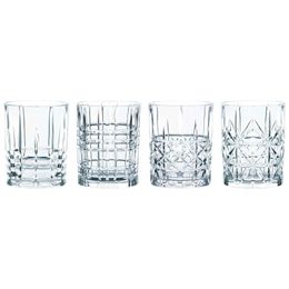 Nachtmann Whiskyglas "Whiskygläser Highland 345 ml 4er Set transparent", 4 tlg., transparent, Trinkgefäße