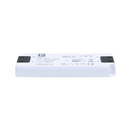 Paulmann LED-Streifen "Pro Power Supply Flat 24V DC 100VA IP20 Wei&szlig;/Kunststoff", B:5,8cm, wei&szlig;, K&uuml;che, Lichterketten, Zubeh&ouml;r