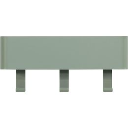 Garderobenhalter SPINDER DESIGN, B:27cm H:12cm T:7,5cm, gr&uuml;n, Metall, Garderobenhalter, "Dax Play", Metall, Breite 27 cm