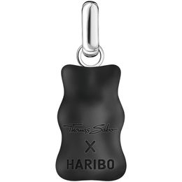 Thomas Sabo Damen Kettenanh&auml;nger "Thomas Sabo x HARIBO Schmuck: Gro&szlig;er Anh&auml;nger Goldb&auml;r", Silber 925 (recycelt), 4,05 g, wei&szlig;, Silber 925 (recycelt),