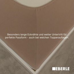 Spannbettlaken bellana, L:200cm, lila, Mako-Jersey, Obermaterial: 100% Baumwolle, Bettlaken, "Mako-Jersey exclusiv in Gr. 90x200, 140x200 oder