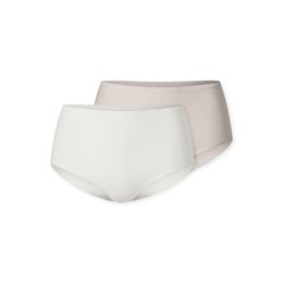 Schiesser Damen Midislip "Modal Essentials", Gr. 44, grau, Single Jersey, Obermaterial: 95% Modal, 5% Elasthan, unifarben, Unterhosen, mit angenehmen