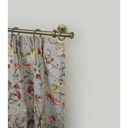 Gardinenstange Garesa, L:370cm Ø:16mm, gold, Metall, Kinderzimmer, Gardinenstangen, "ESPERANCA", rustikale Vorhanggarnitur, verlängerbar, Eisen,