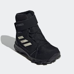 adidas terrex Mädchen Winterstiefel "TERREX SNOW HOOK-AND-LOOP COLD.RDY WINTER", Gr. 38, schwarz-weiß, Synthetik, Textil, Schuhe, wasserdicht und