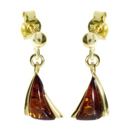 OSTSEE-SCHMUCK Damen Paar Ohrh&auml;nger "OSTSEE-SCHMUCK Ohrh&auml;nger Imke Ohrh&auml;nger Imke", 21 x 9mm, Gelbgold 585, gelb, Gelbgold 585, Ohrringe