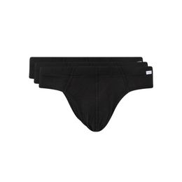 Seidensticker Herren Slip "Slip 3er Pack", Gr. L, schwarz, Obermaterial: 67% Viskose CV. 28% Baumwolle CO. 5% Elasthan EL., Unterhosen