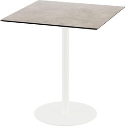 Klapptisch Essentials, B:70cm H:73,2cm T:70cm, beige, Pulverbeschichteter Stahl, Garten, Tische, "Urban", in verschiedenen Ausführungen