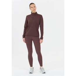 Endurance Damen Langarmshirt "VIRONIC W Waffle"purpurviolett, Gr. 38, meliert, unifarben, 92% Polyester, 8% Elasthan, Shirts, mit atmungsaktiver